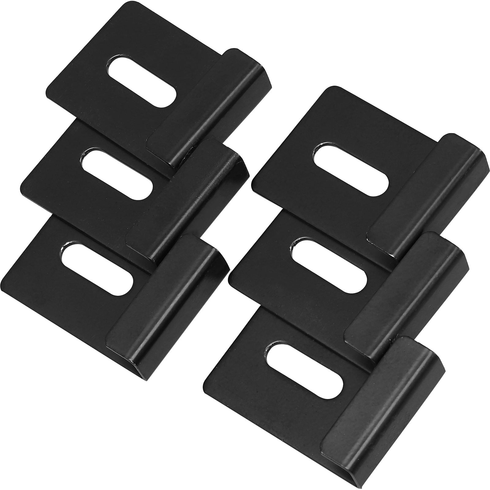 WORGEOUS 6Pcs Wall Mount Mirror Glass Clamp Bathroom Mirror Clips Glass ...