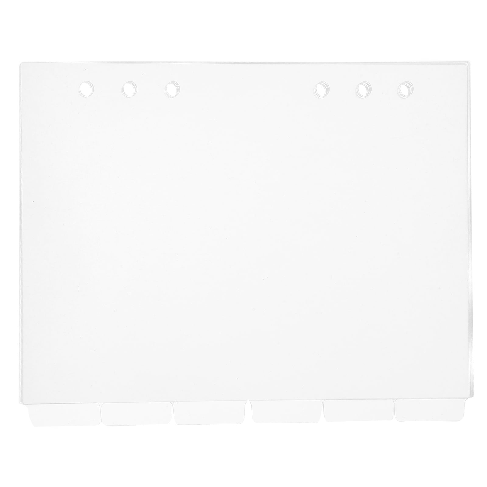 WORGEOUS 6pcs A5 Binder Dividers With Tabs Acrylic Index Dividers For 6 ...