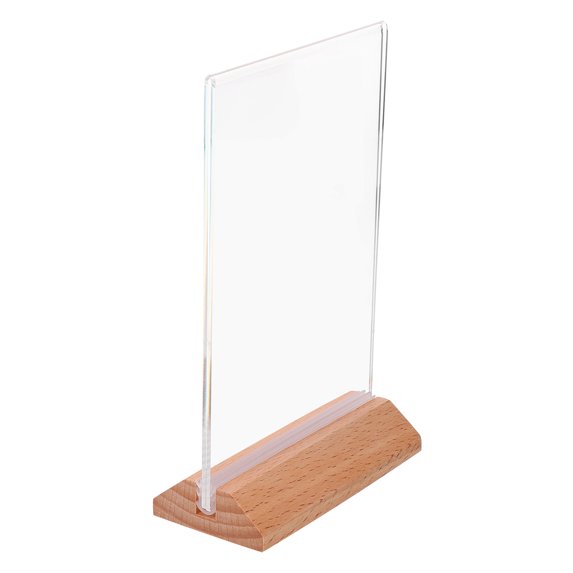WORGEOUS 6pcs Acrylic Sign Stand Desktop Display Stand Tabletop Sign ...