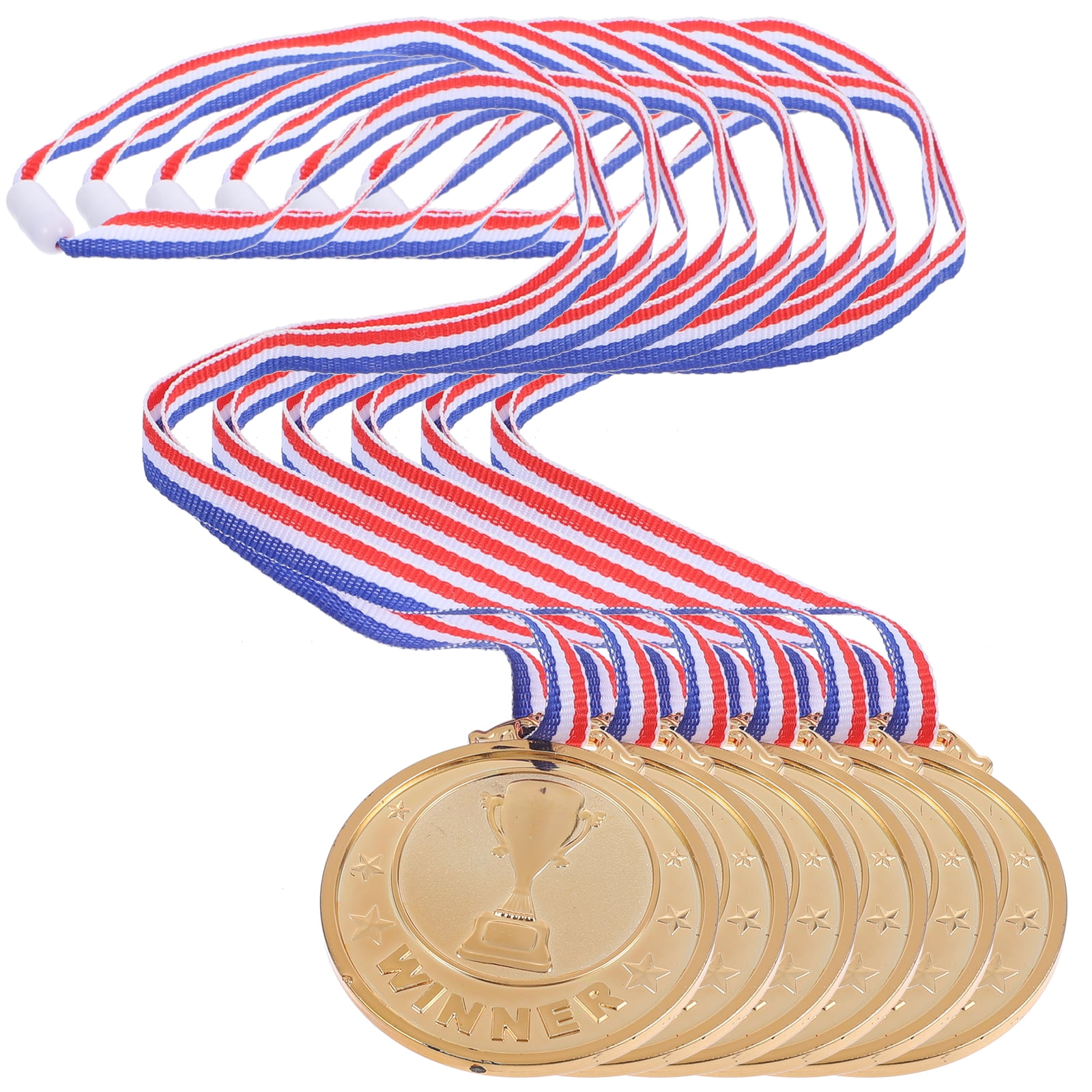 WORGEOUS 6pcs Decorative Plastic Medals Interesting Sports Meet Medals ...