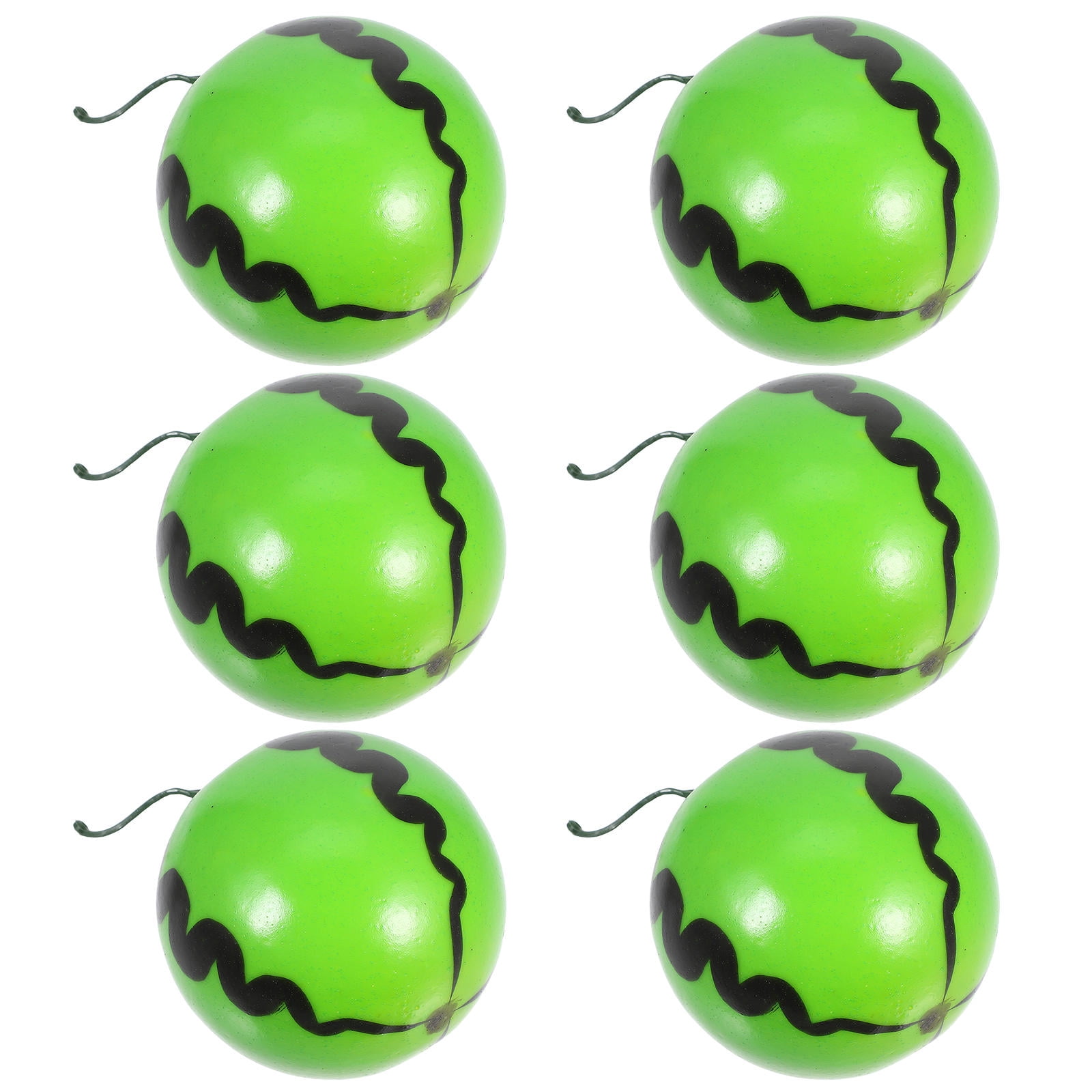 WORGEOUS 6pcs Faux Miniature Watermelons Realistic Fruit Models For ...