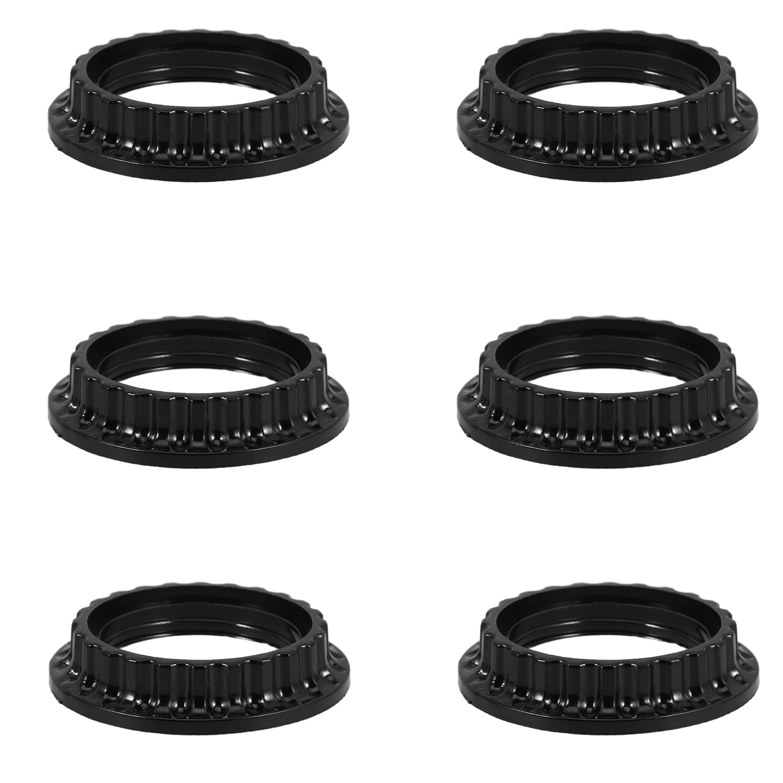 WORGEOUS 6pcs Light Socket Ring Light Socket Shade Rings E26 Light ...