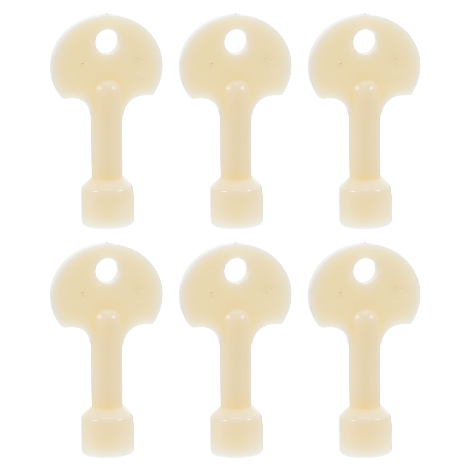 WORGEOUS 6pcs Outdoor Trash Can Lock Triangle Key Utility Key For Trash ...