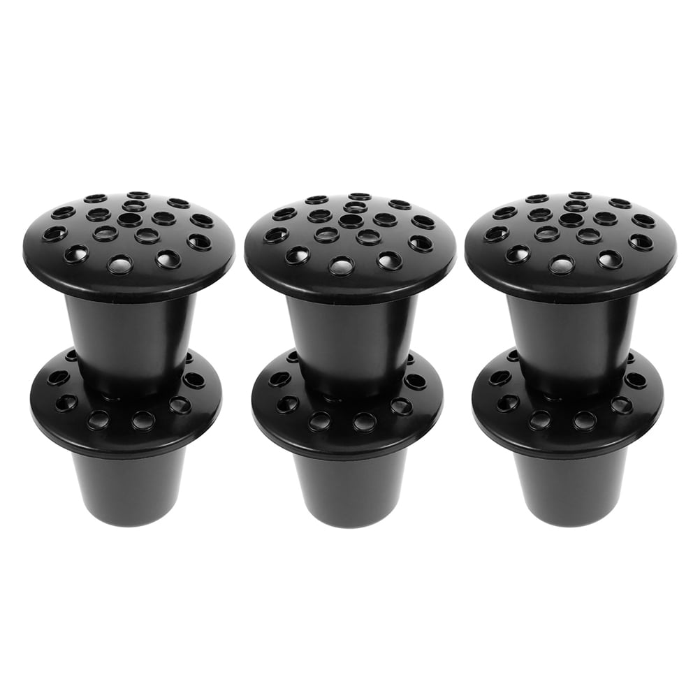 WORGEOUS 6pcs Plastic Cemetery Pot Inserts Weather-Resistant Grave ...
