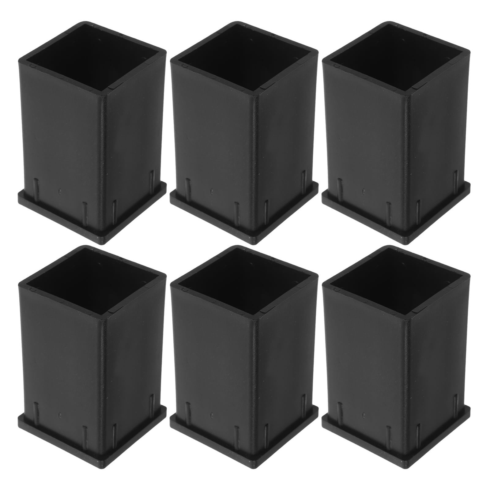 WORGEOUS 6-Piece Square Tube Insert Sleeves Converter Edge 50mm to 40mm ...