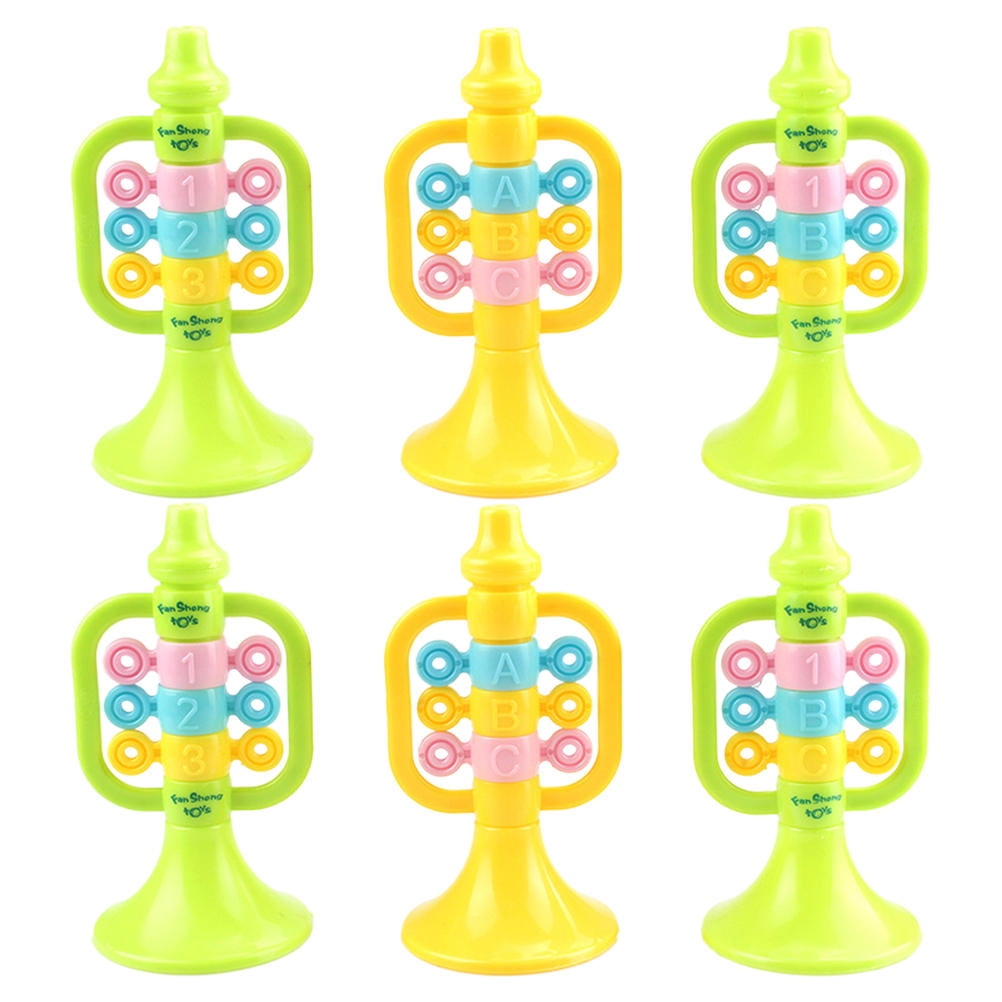 WORGEOUS 6pcs Stage Performance Prop Vertical Trumpet Models for Kids ...