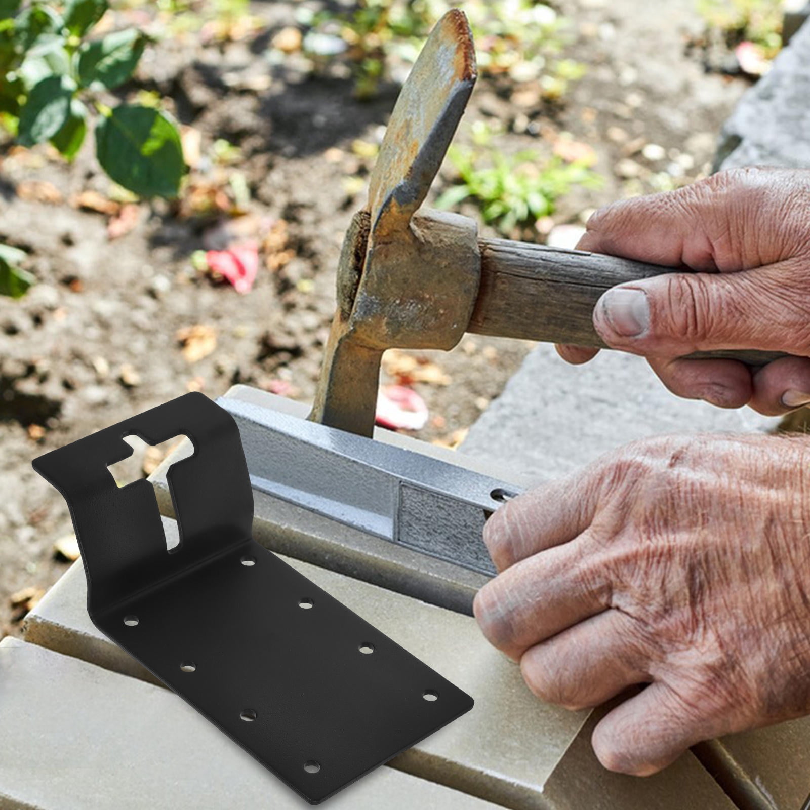 WORGEOUS 6pcs T-Post Angle Brace For Fence Mailbox Birdhouse Mailbox ...