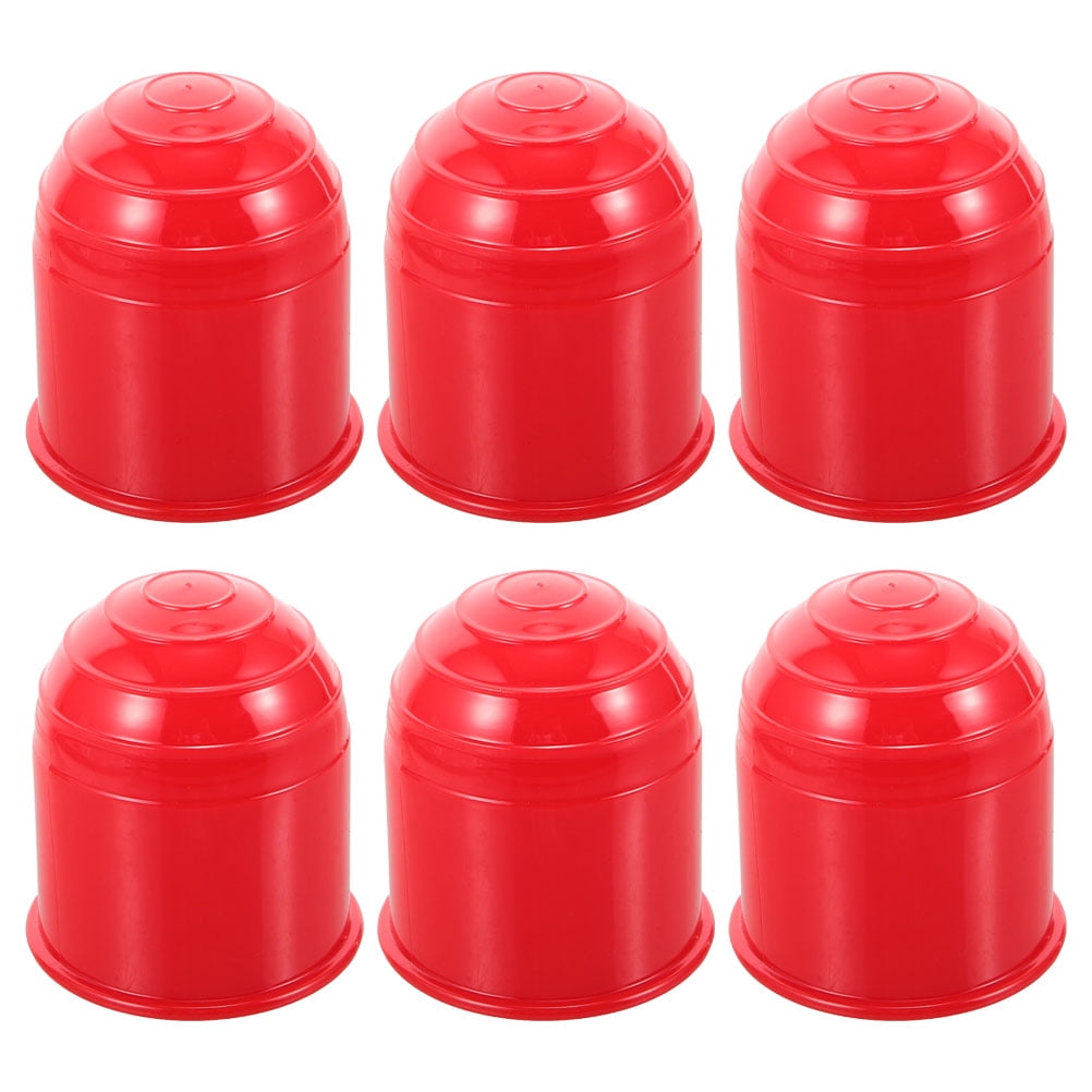 WORGEOUS 6pcs Tow Ball Covers Trailer Part Trailer Hitch Ball Protector ...