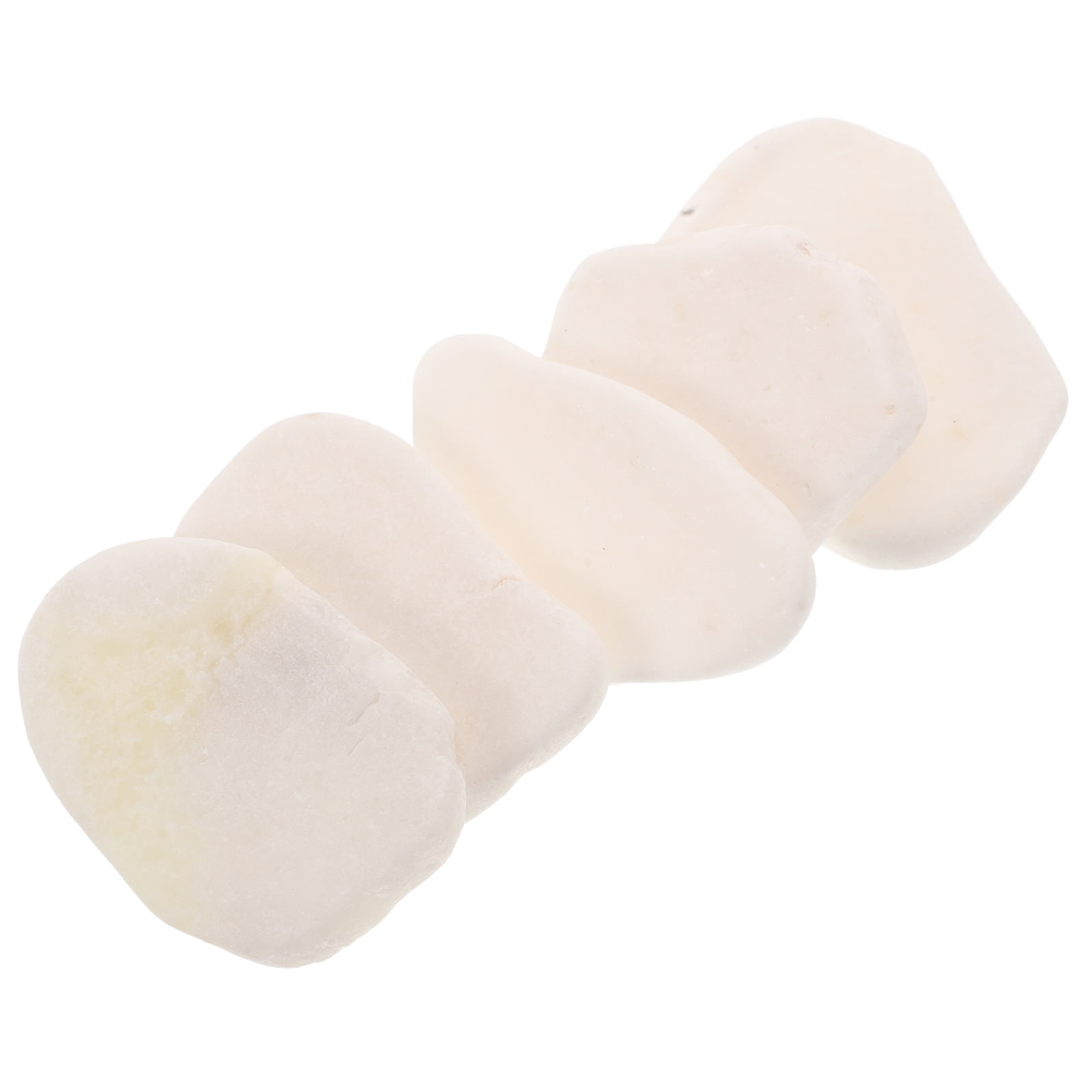 WORGEOUS 6pcs Unpainted Smooth Flat Rocks for DIY Painting and Crafting ...