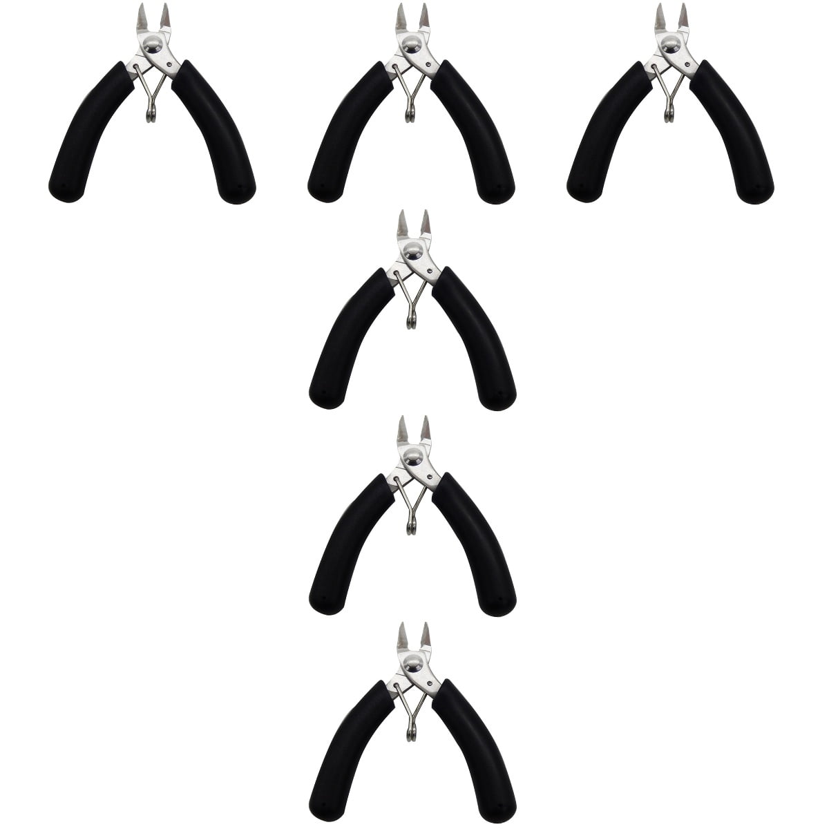 WORGEOUS 6pcs Wire Flush Cutter Red Cutting Pliers Stringing Tools ...