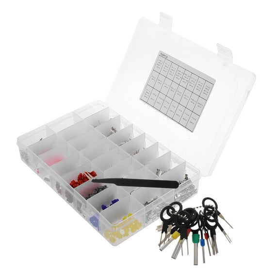 WORGEOUS 700-Piece Crimp Terminal Set with Electrical Pin Connectors ...