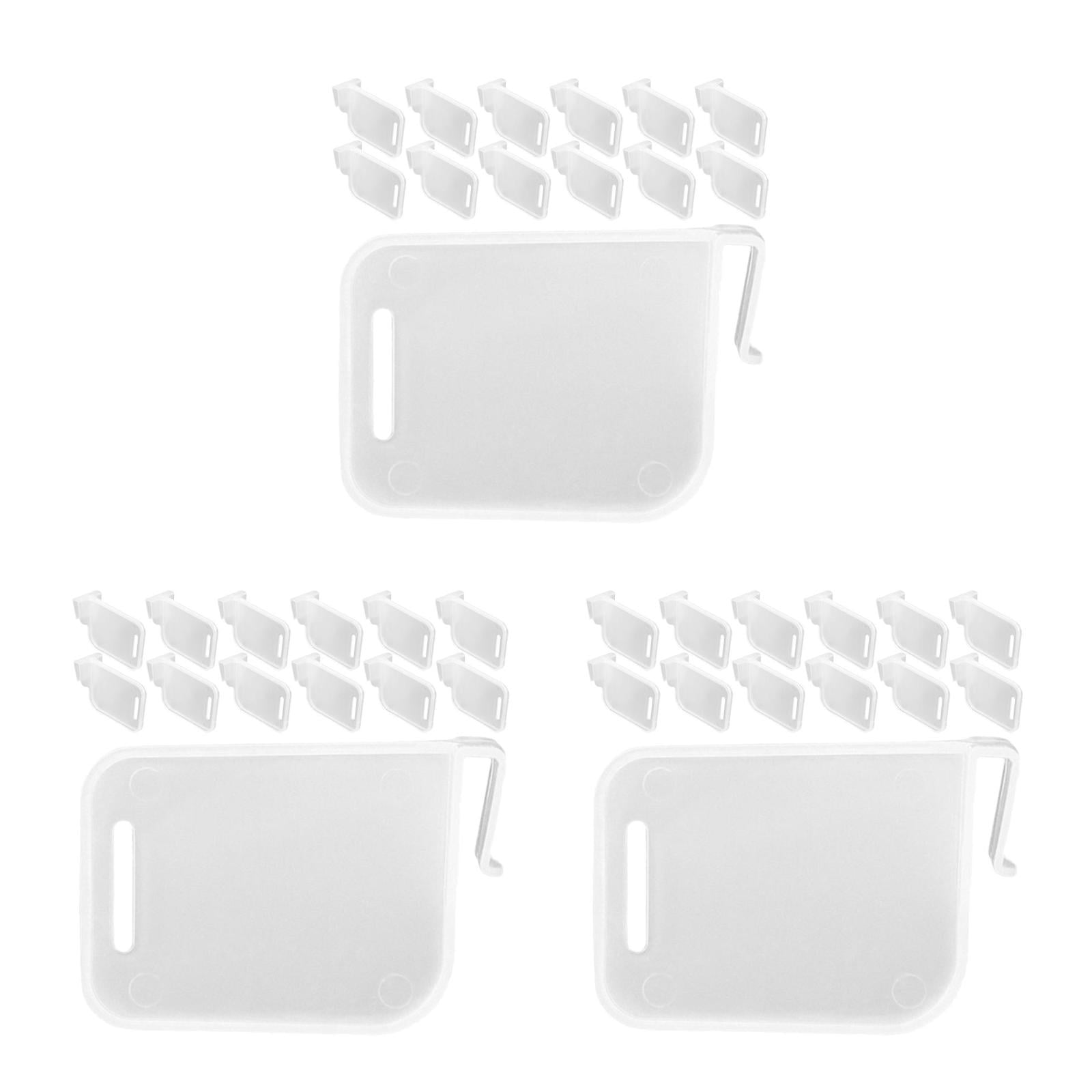 WORGEOUS 72 pcs Refrigerator Shelf Divider Fridge Storage Partition ...