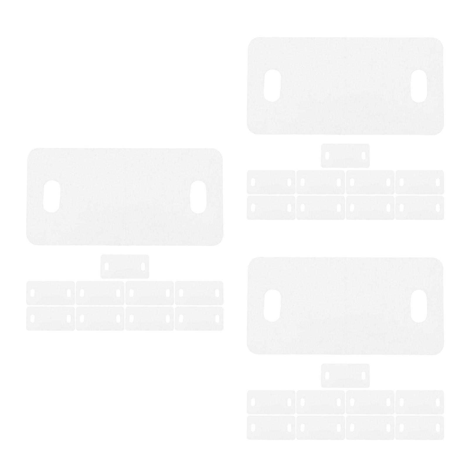 WORGEOUS 75 pcs Vertical Blind Clips Replacement Slats Vertical Blinds ...