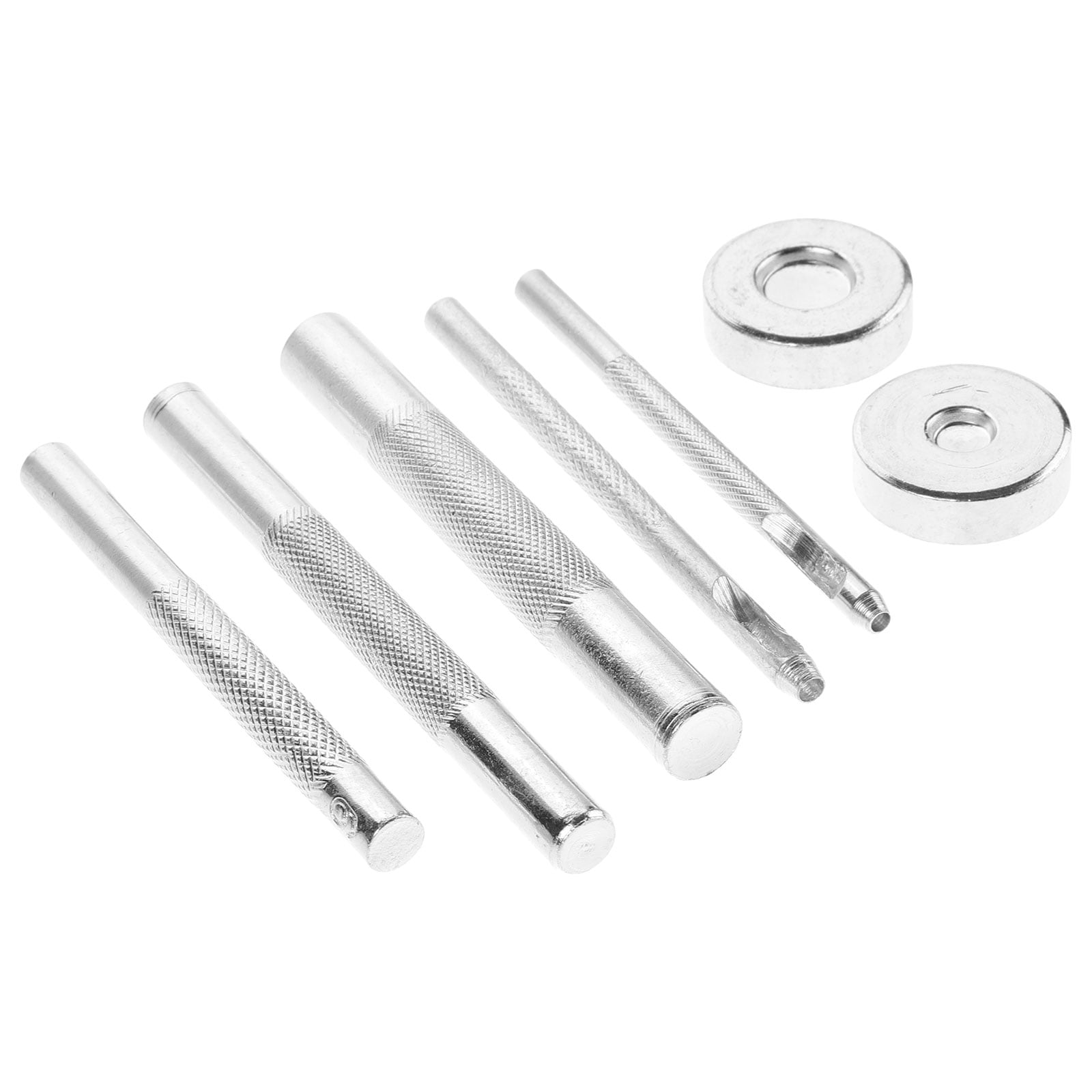 WORGEOUS 7pcs Rivet Tool Kit For Leather Handheld Complete Rivet Punch ...