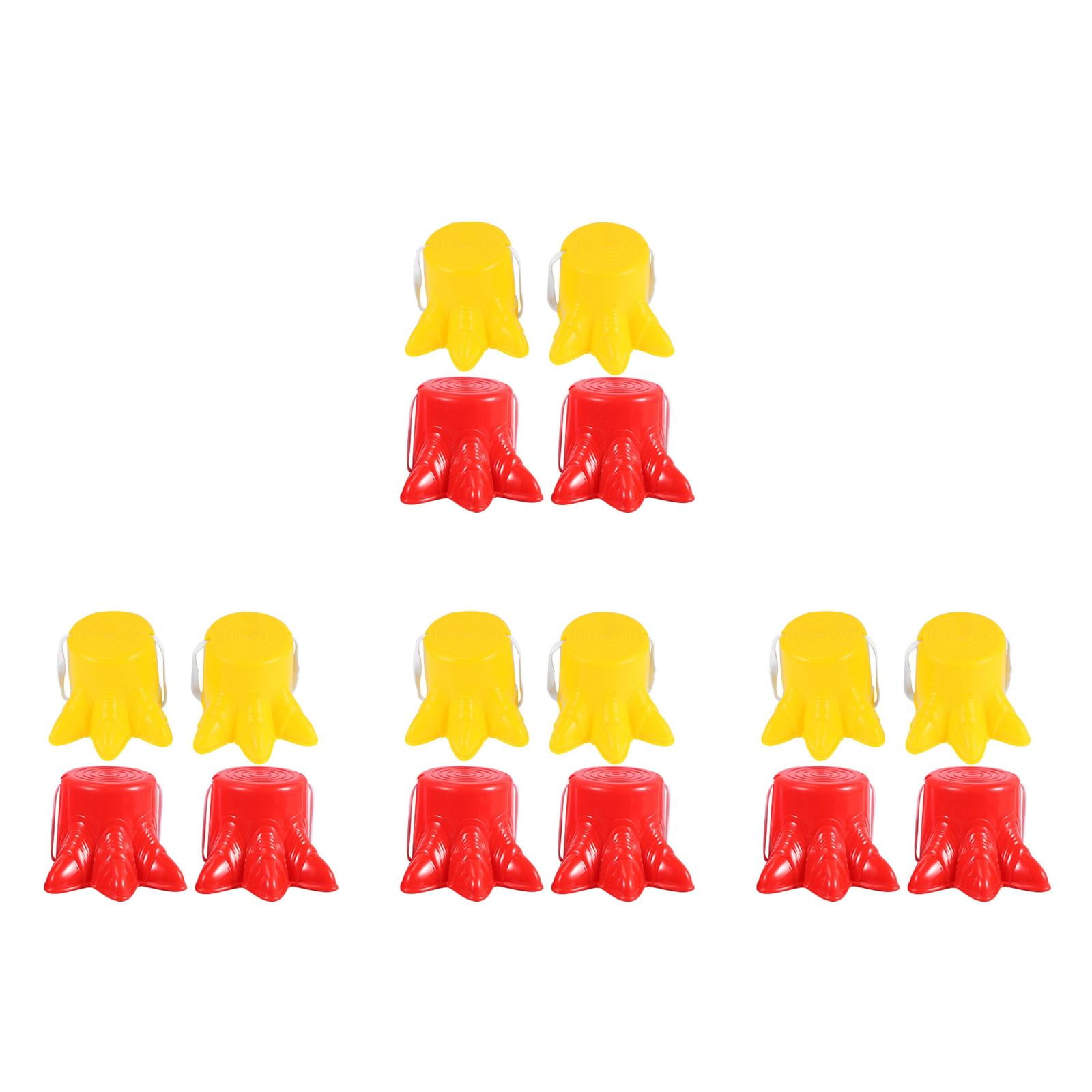 WORGEOUS 8 Pairs Walking Buckets Stilts Kids Stepper Balance Bucket ...