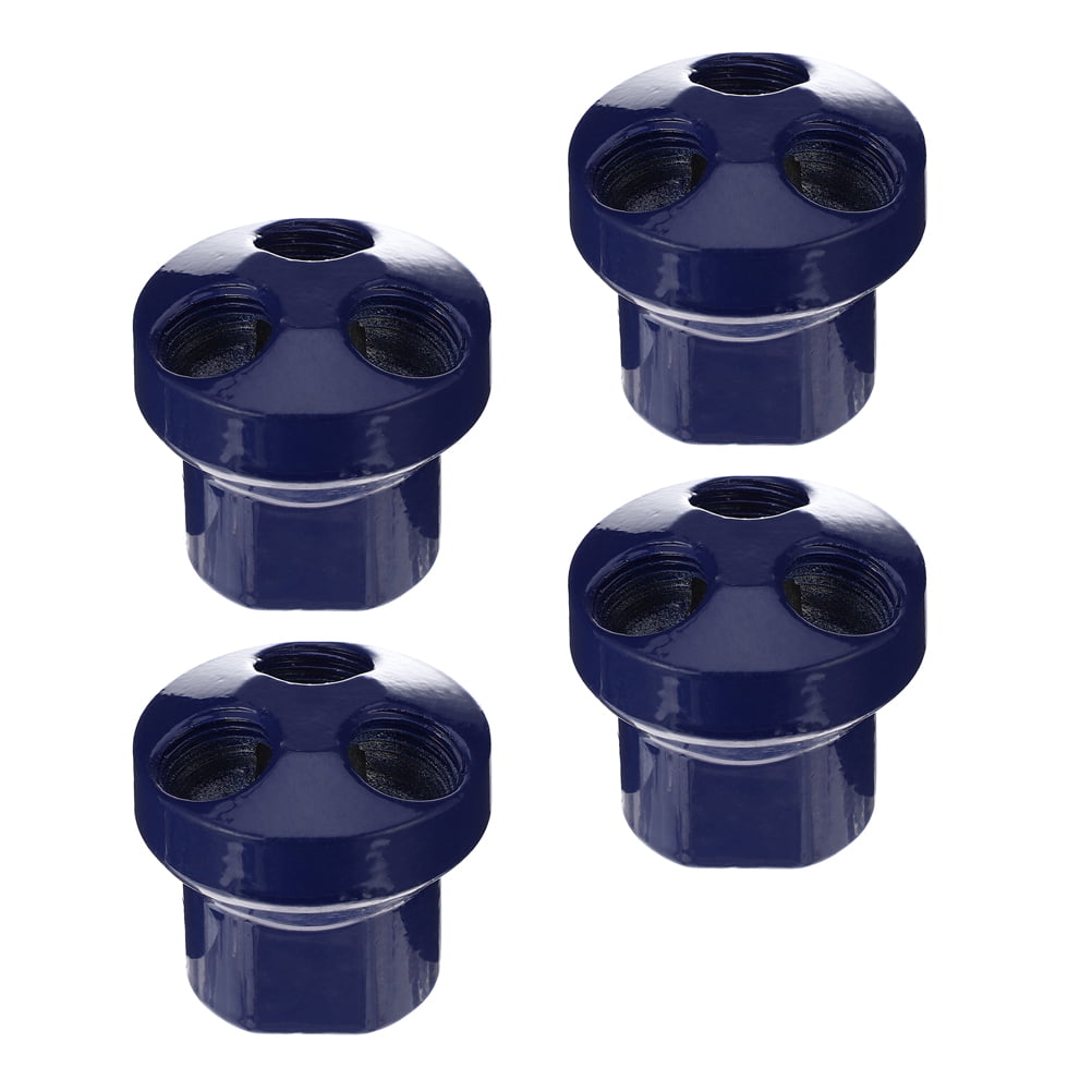 WORGEOUS 8 Pcs 3 Way Aluminum Air Hose Splitter Durable Compressor Air ...