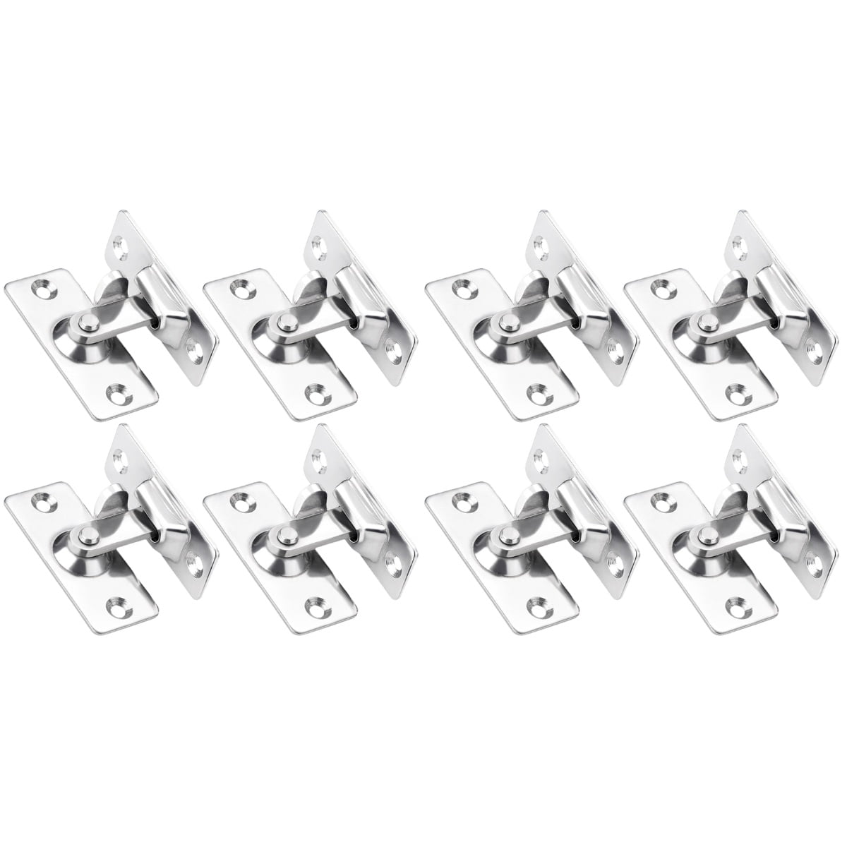 WORGEOUS 8 Pcs 90 Degree Solid Door Latch Bolt 304 Stainless Steel Lock ...