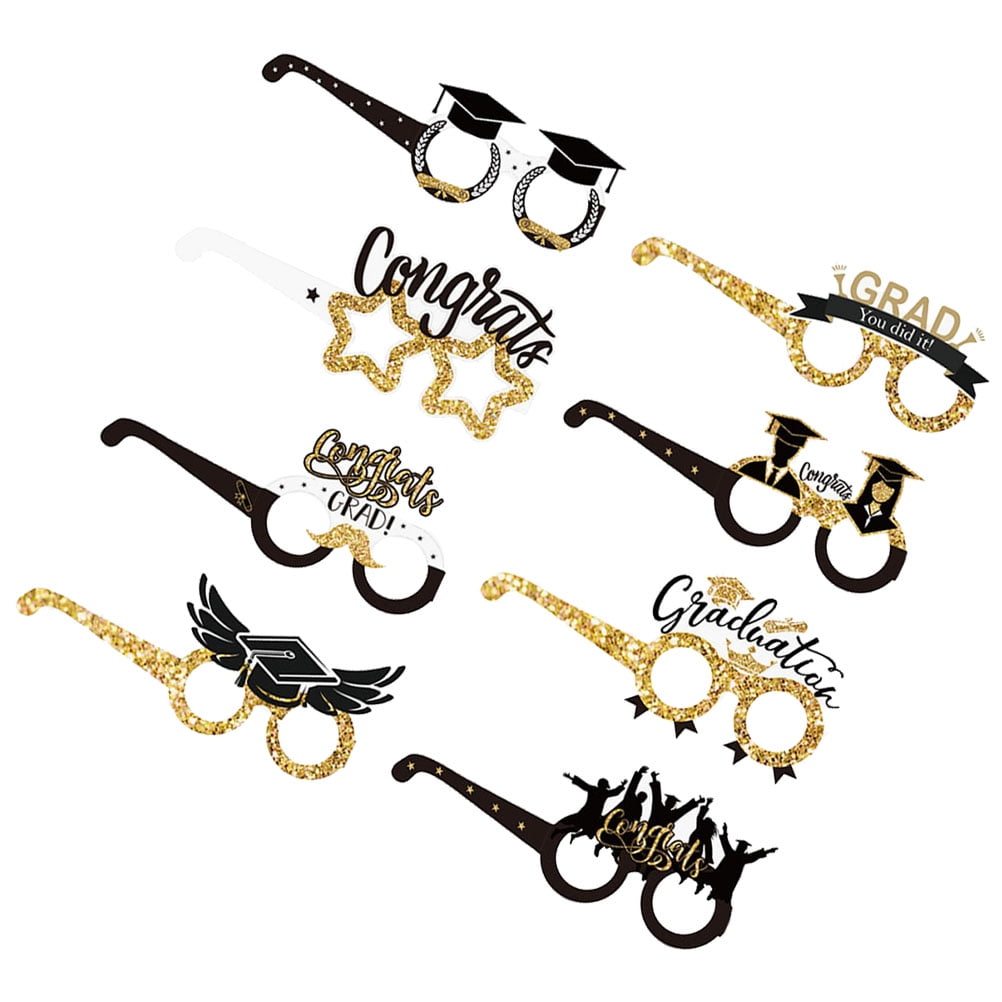 WORGEOUS 8 Pcs Kindergarten Class Glasses Rave Graduation Season ...