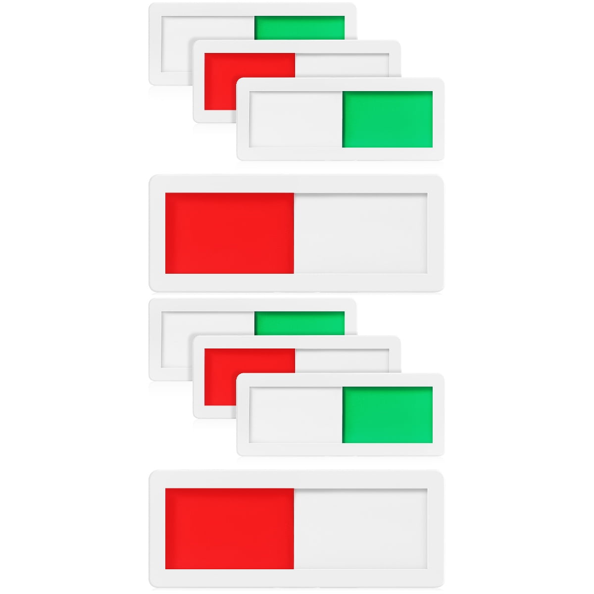 WORGEOUS 8 Pcs Meeting Room Signs Office Door Signs Practical Slide ...