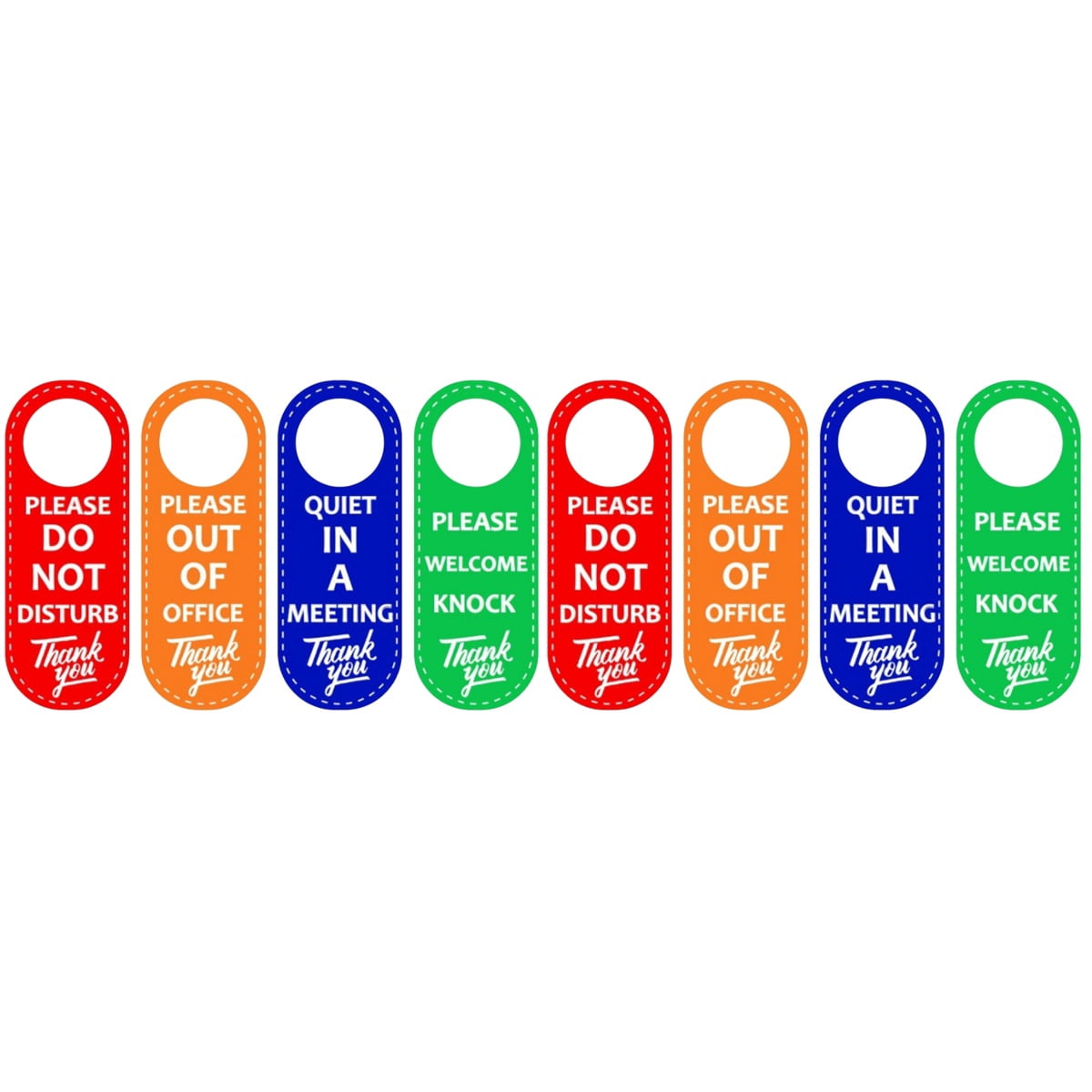 WORGEOUS 8 Pcs Please Do Not Disturb Warning Door Sign Hotel Door ...