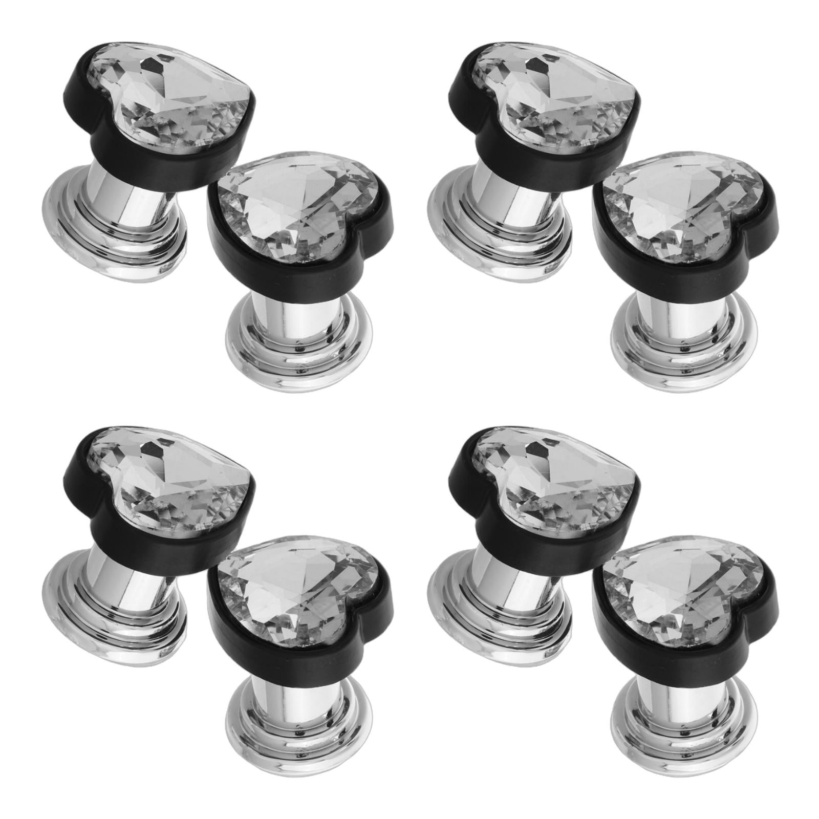 WORGEOUS 8 Pcs Toilet Button Pusher Heart Shaped Toilet Tank Button ...