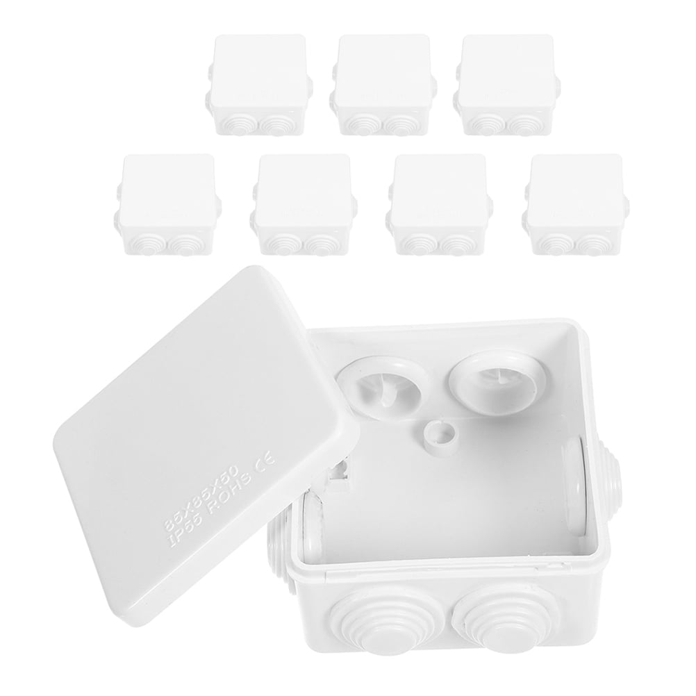 WORGEOUS 8 Pcs Waterproof Junction Box Storage Rack Phone Universal ...