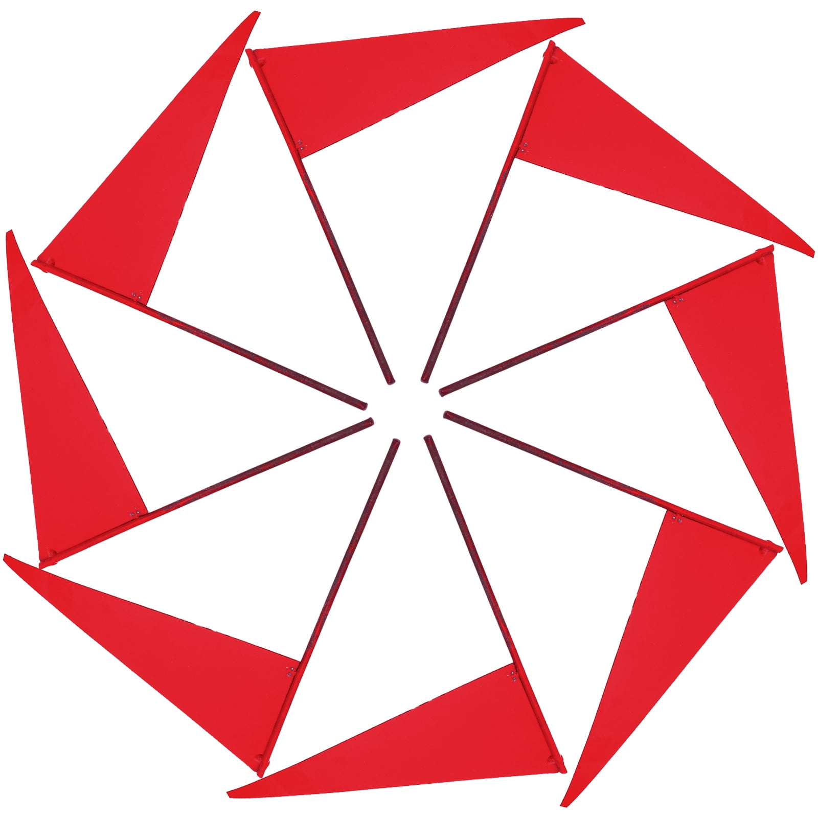 WORGEOUS 8 Pcs Yellow Marking Flags Lawn Sprinkler Underground ...