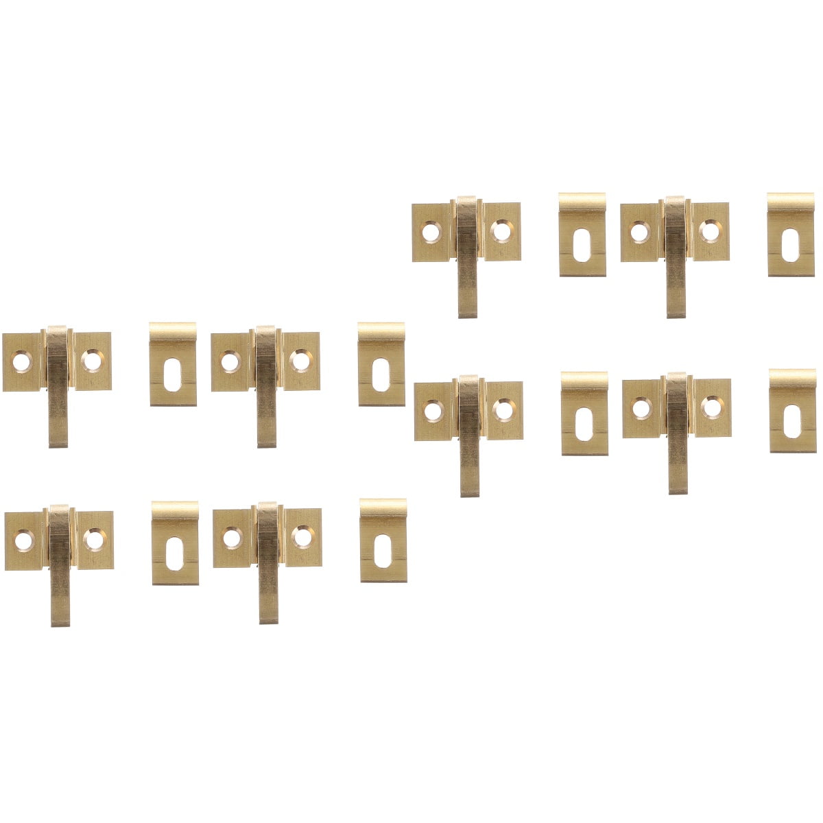 WORGEOUS 8 Sets Cabinet Door Elbow Catch Durable Cabinet Window Catch ...