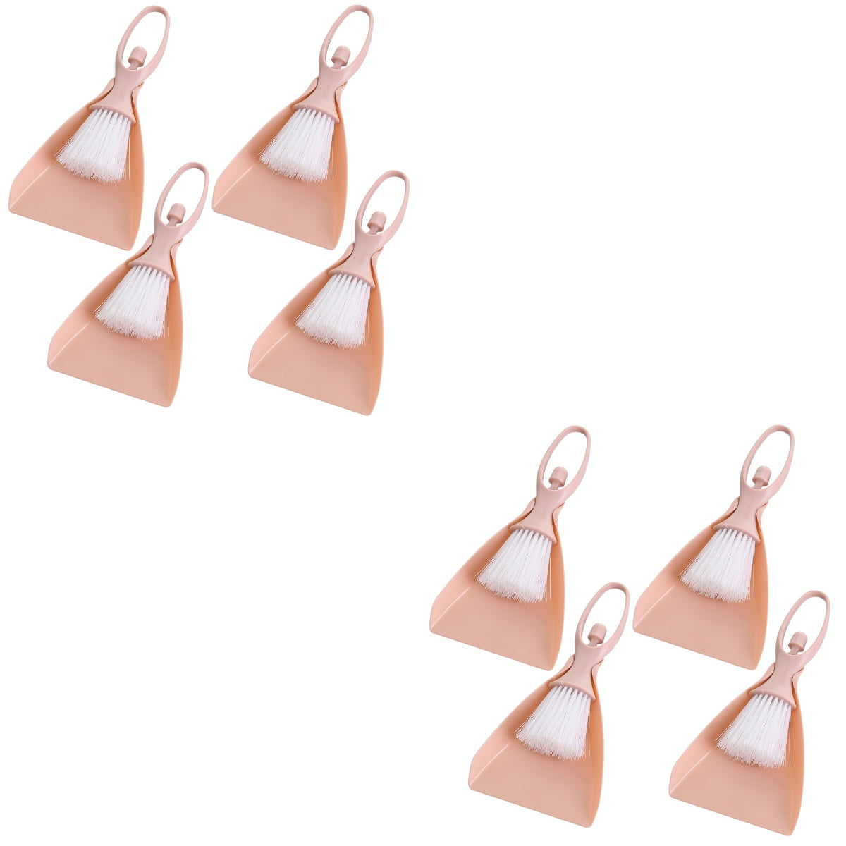 WORGEOUS 8 Sets Practical Mini Broom and Dustpan Set Cleaning Tools ...
