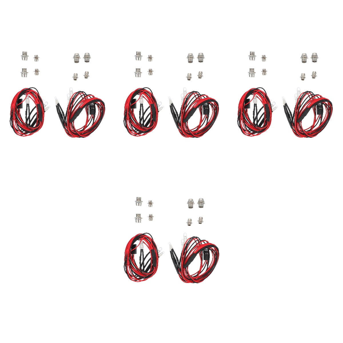 WORGEOUS 8 Sets RC Car Light Set 4 LED Model Car Light RC Car ...