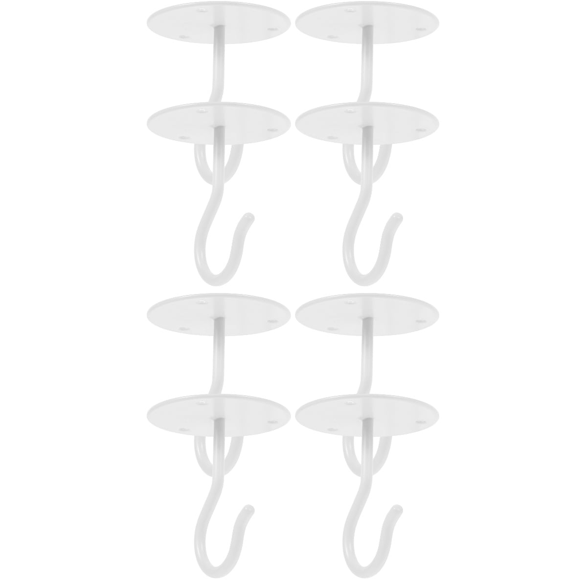 WORGEOUS 8 Sets of Ceiling Hooks Planter Hooks Wall Mount Hangers Plant ...