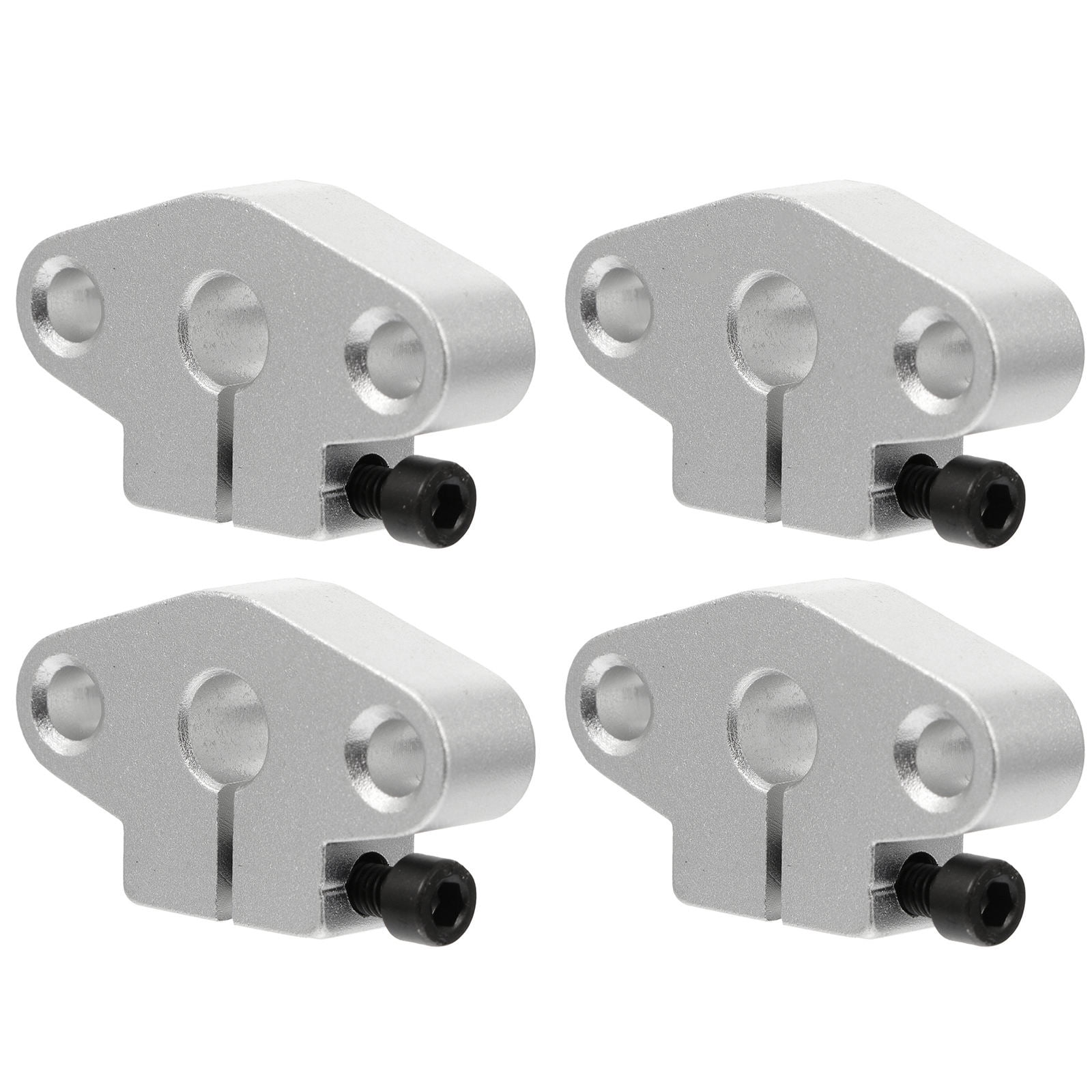 WORGEOUS 8 pcs 3D Printer Aluminum Linear Clamping Guide Rod Support ...