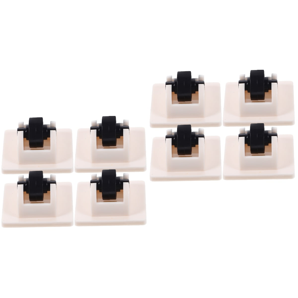 WORGEOUS 8 pcs Adhesive Wheels Heavy Duty Caster Wheels Sticky Caster ...