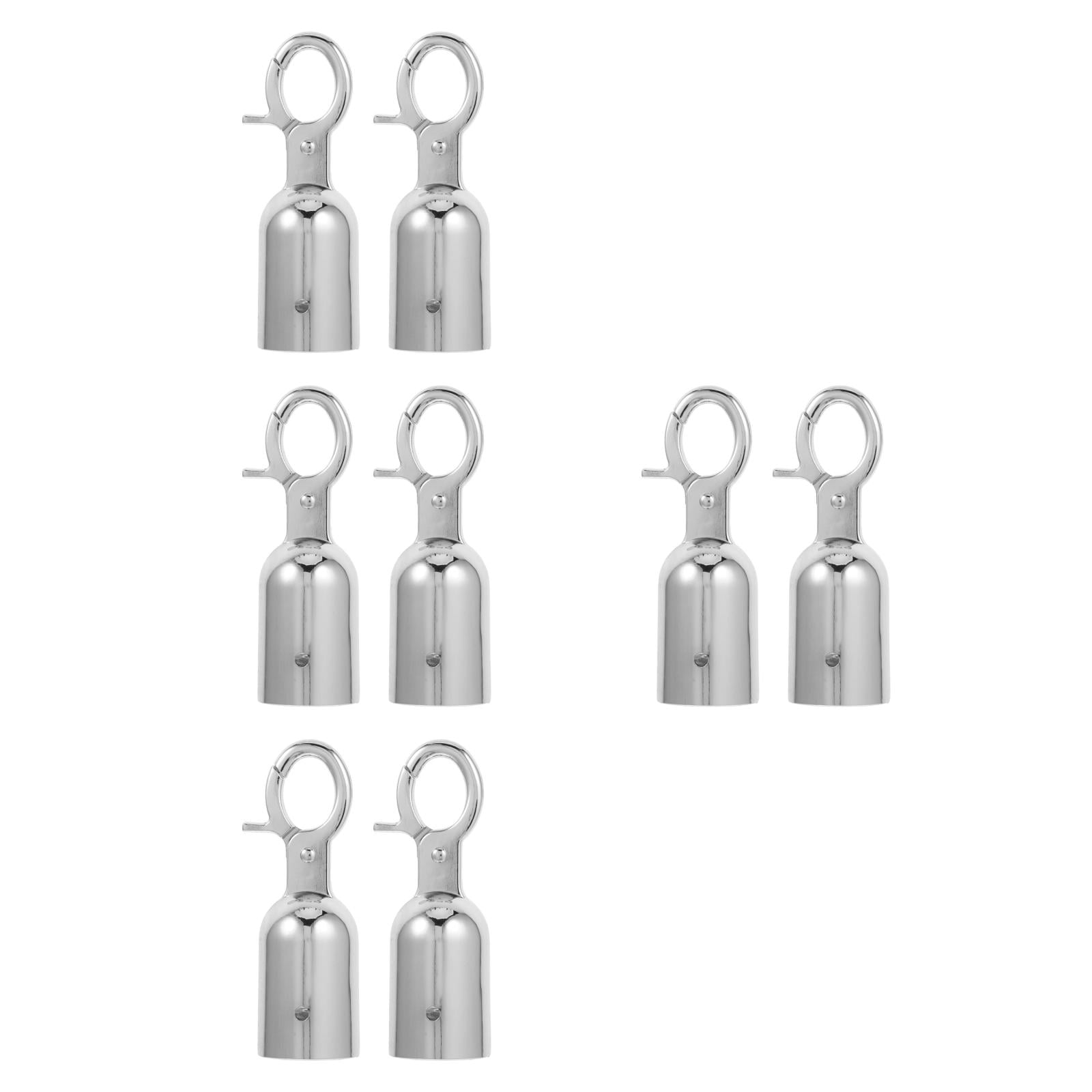 WORGEOUS 8 pcs Cord Stopper Decking Rope Stopper Stainless Steel End ...