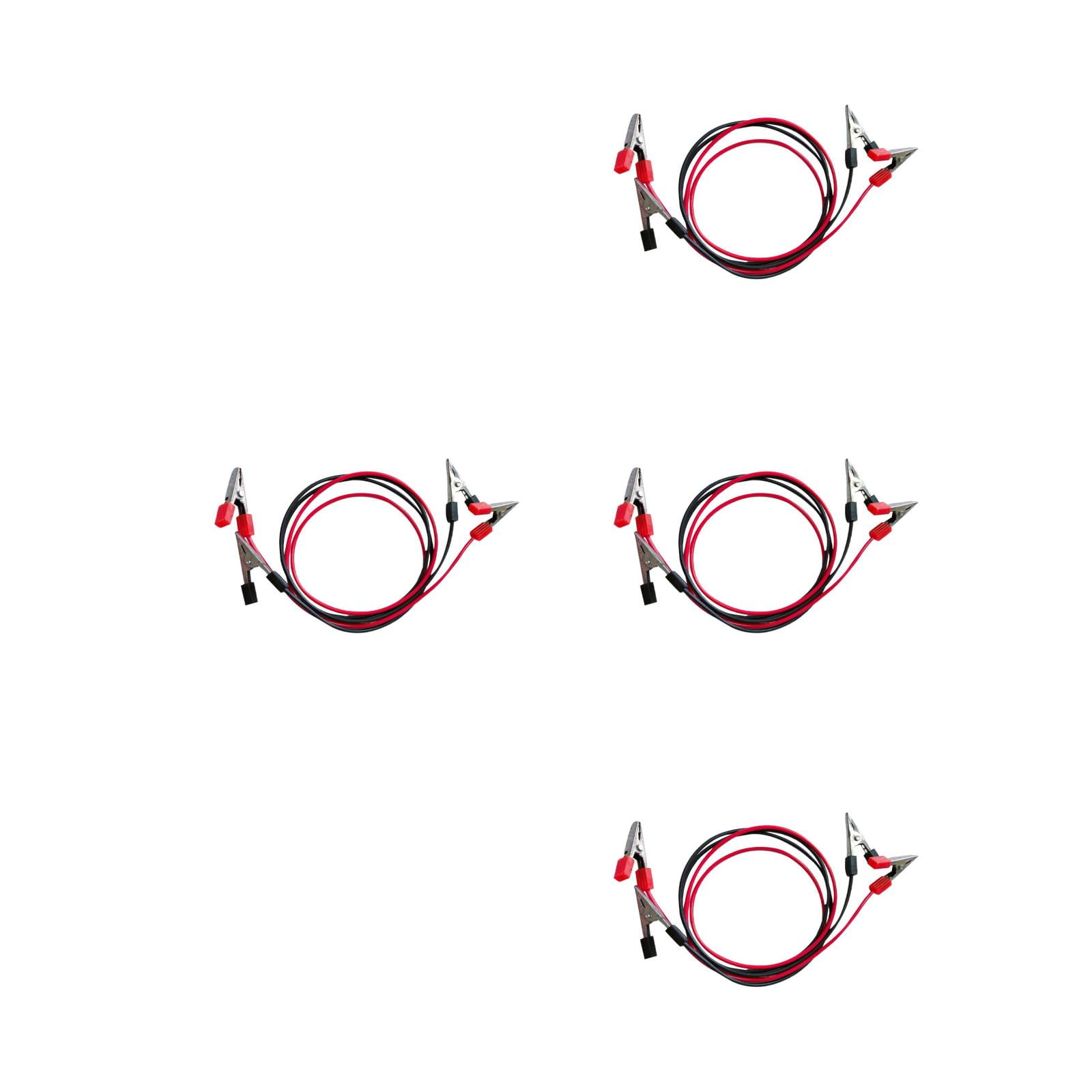 WORGEOUS 8 pcs Dual Ended Alligator Clips Test Lead Cable Alligator ...