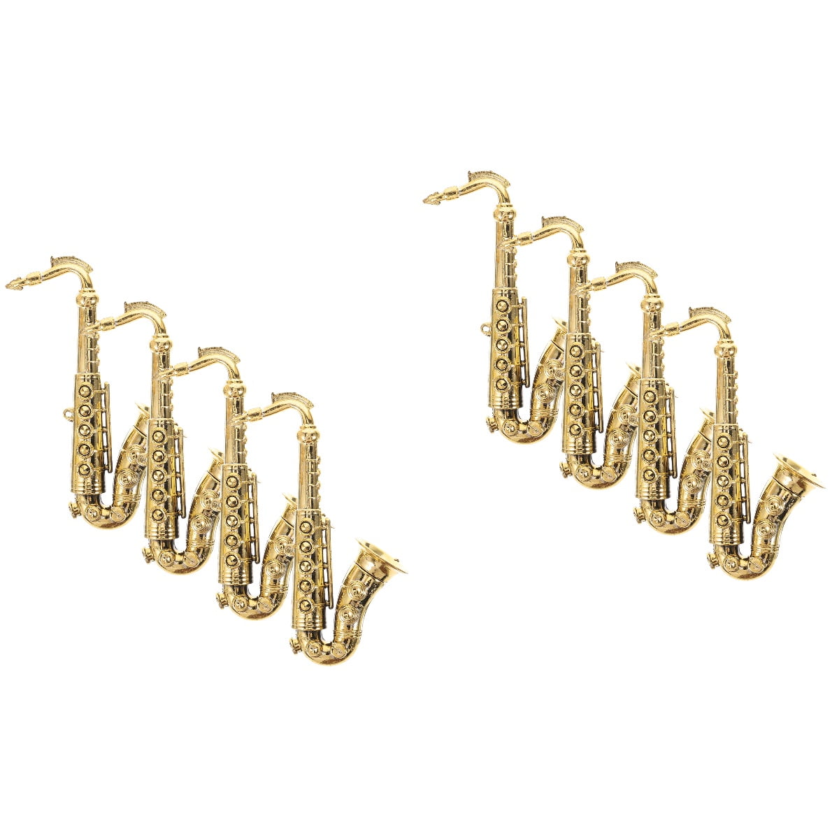 Worgeous 8 pcs DIY Crafting Saxophone Model Artificial Saxophone Model ...
