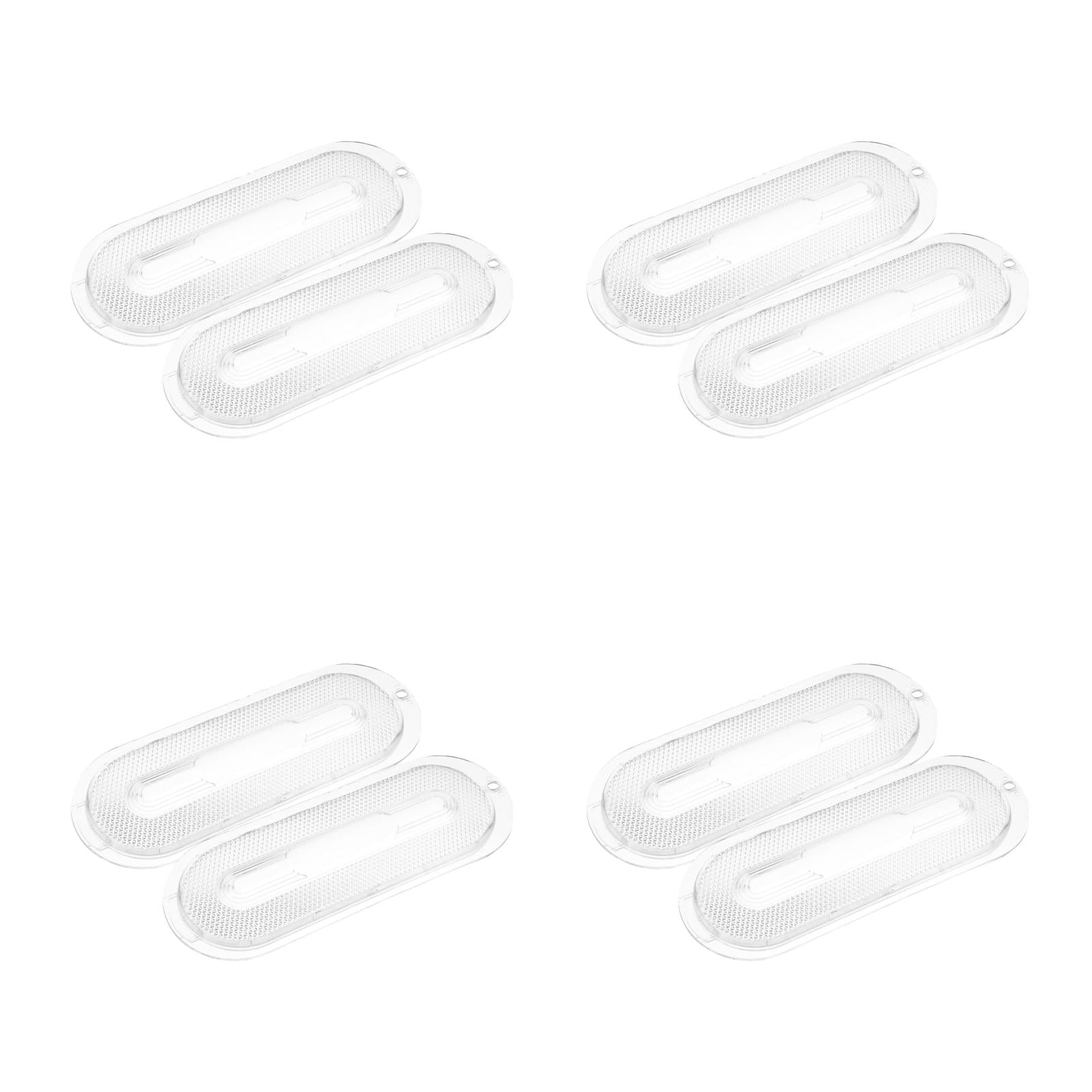 FUTUREORYY 8 pcs Vent Hood Lampshade Board Oval Shaped Range Hood Light ...