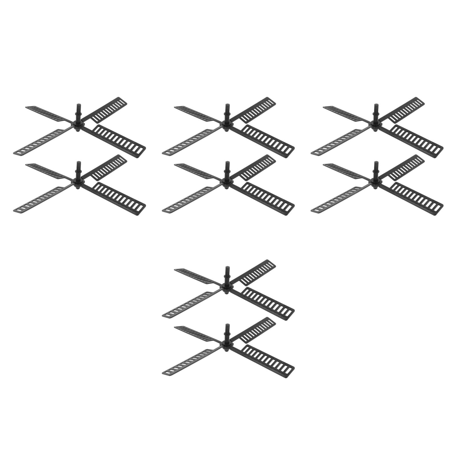 WORGEOUS 8 pcs Solar Windmill Blades Replacement Parts Plastic Wind ...