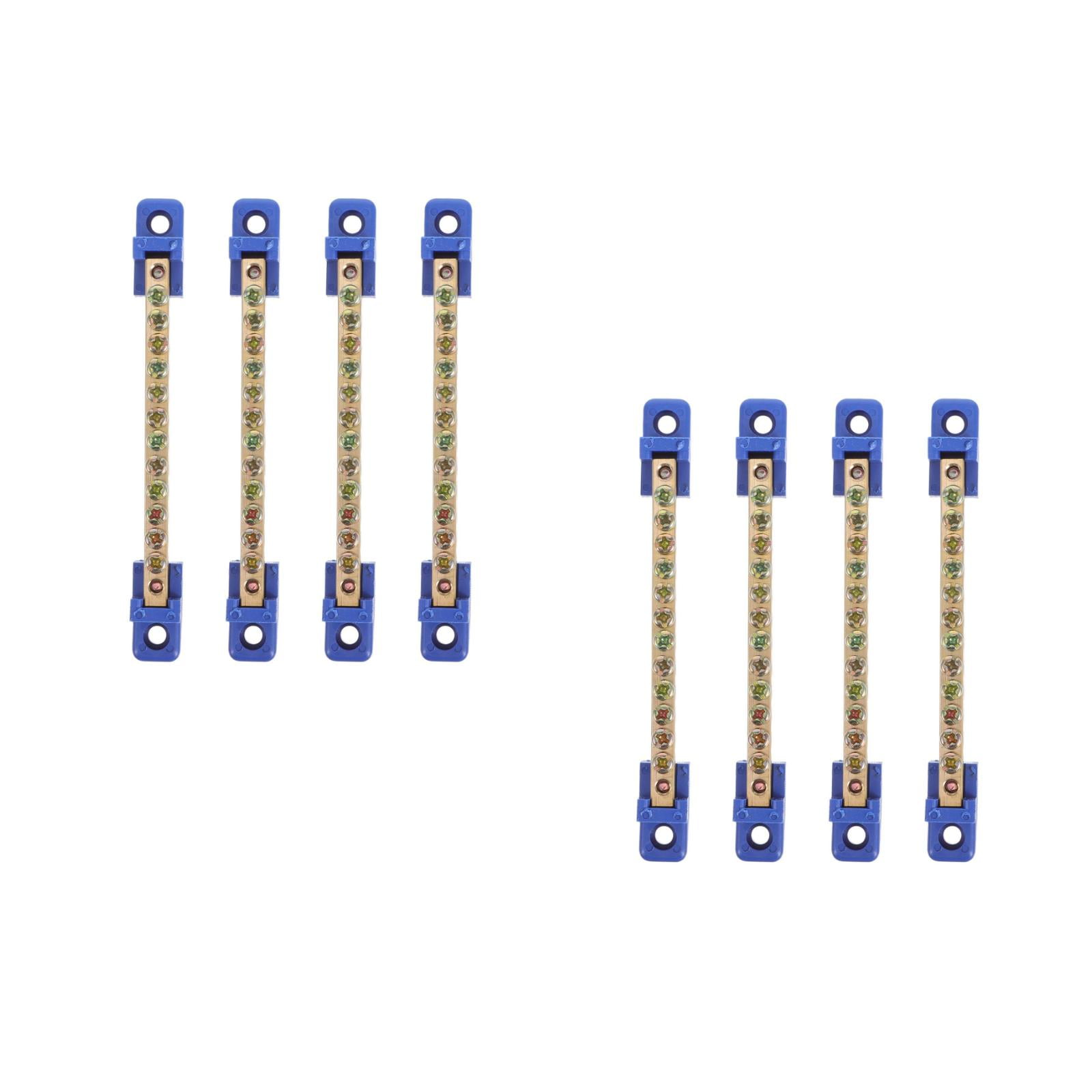 WORGEOUS 8 pcs Terminal Ground Bar Terminal Bus Bar Terminal Block ...