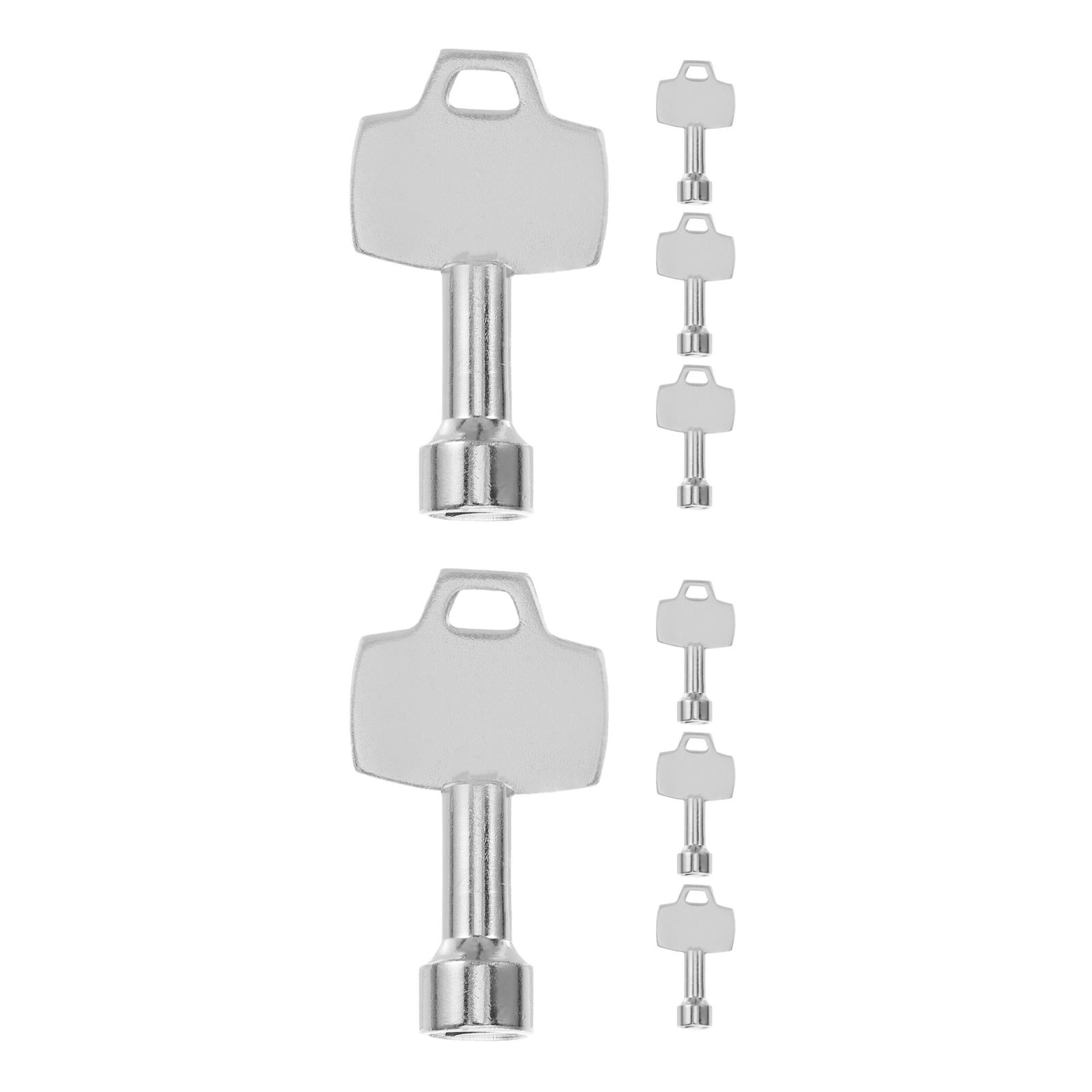 WORGEOUS 8 pcs Triangular Lock Keys Triangular Socket Key Metal ...