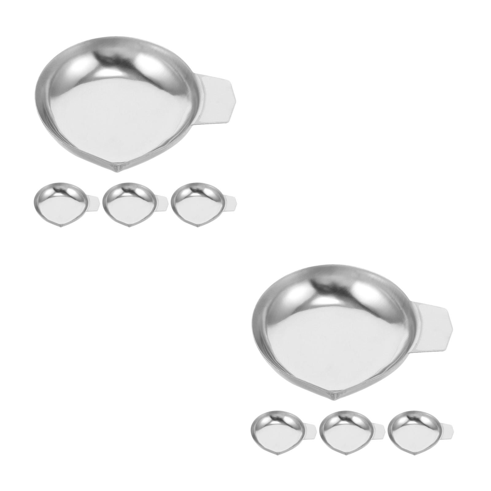 WORGEOUS 8 pcs Weighing Powder Pans Small Scale Trays Scale Pan ...