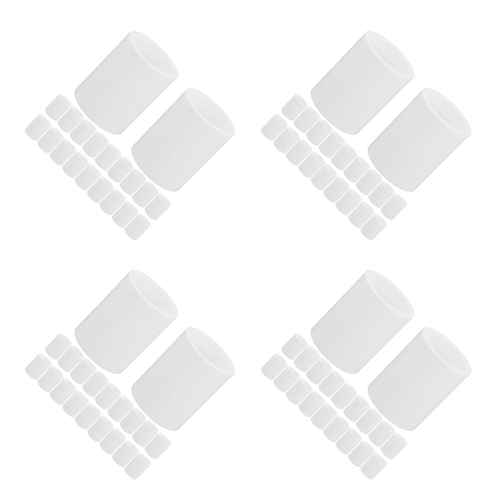 WORGEOUS 80 PCS PVC Pipe Fittings Straight Coupling Adapters Easy to ...