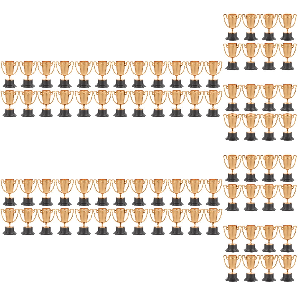 WORGEOUS 80 Pcs Kids Race Game Trophies Mini Trophy Model Trophy ...