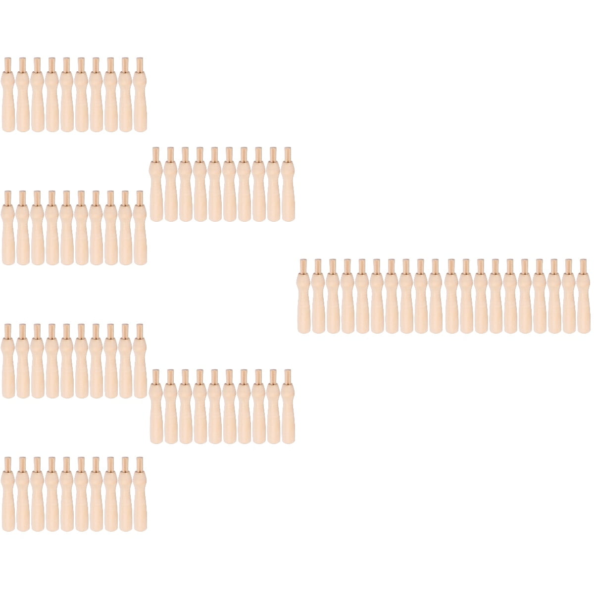 WORGEOUS 80 Pcs Punch Needle Handles Felting Needle Grips Tool Handles ...