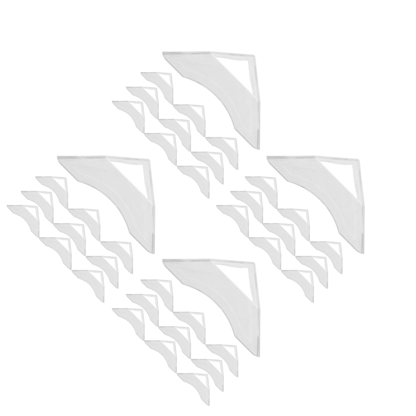 WORGEOUS 80 pcs Puzzle Cube Collection Holders Transparent Cube Tripod ...