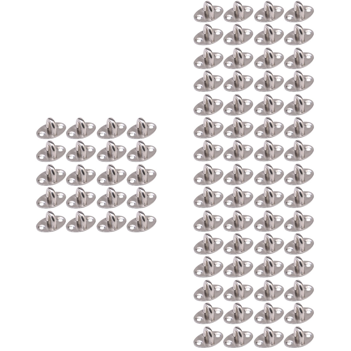 WORGEOUS 80 pcs Stainless Steel Ceiling Plate with Enclosed Hook Wall ...