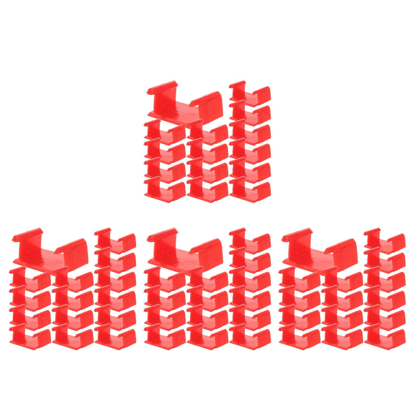 WORGEOUS 80 pcs Train Track Expansion Track Clips Track Connectors ...