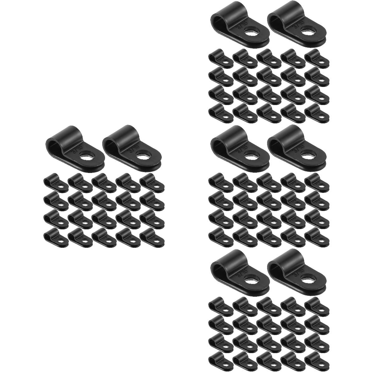 WORGEOUS 800 pcs Cable Clip 5mm Wire Holder Ethernet Cable Coax Cable ...