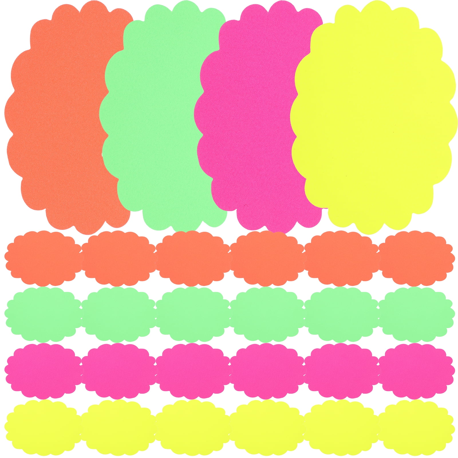 WORGEOUS 80Pcs Burst Cutouts Decoration Bulletin Board Paper Cutouts ...