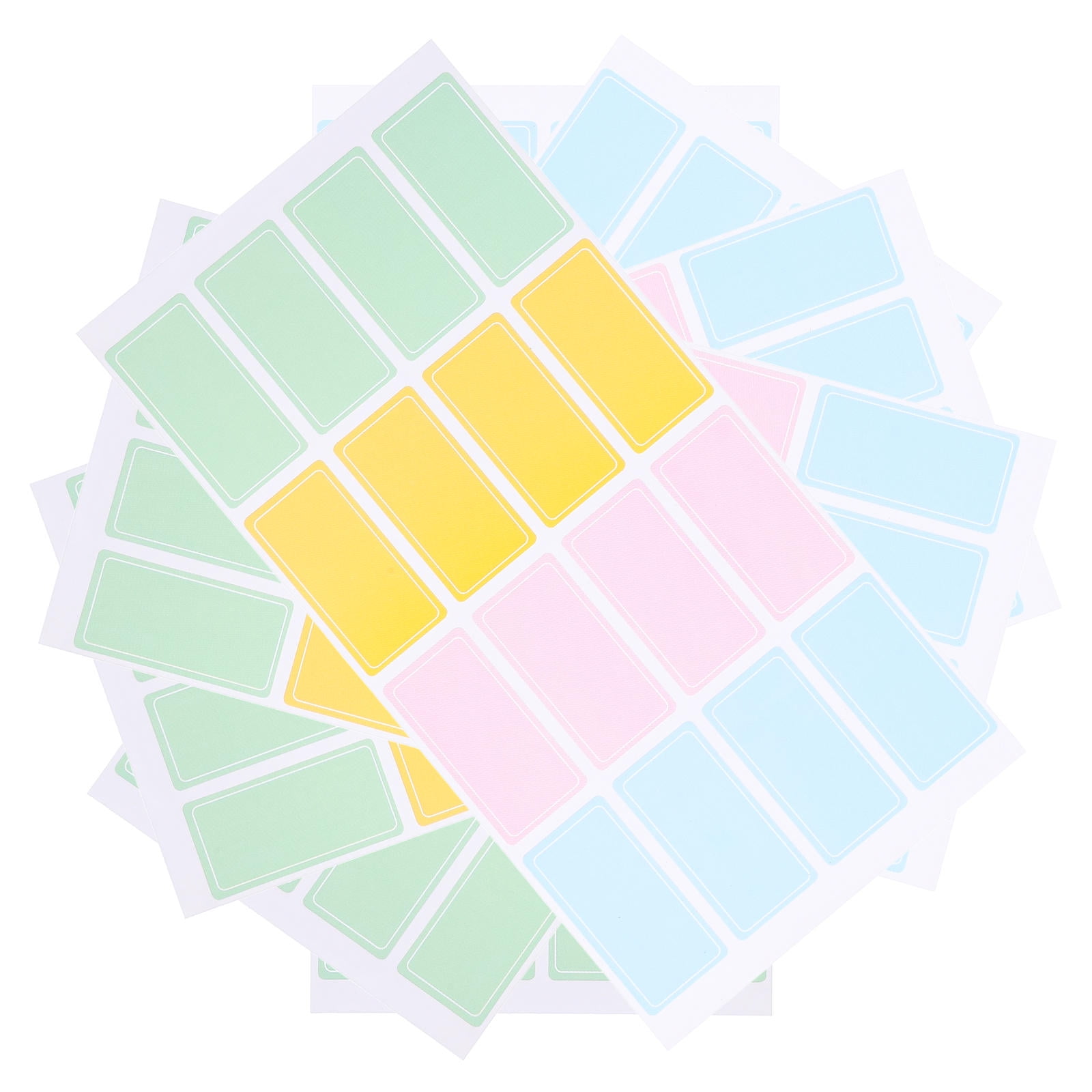 WORGEOUS 80pcs Blank Name Stickers Classification Marking Tapes ...